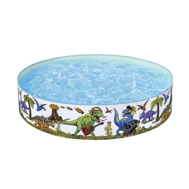 BESTWAY - Piscina cu perete rigid, 1.83 x 0.38 m, perete din PVC, podea ...