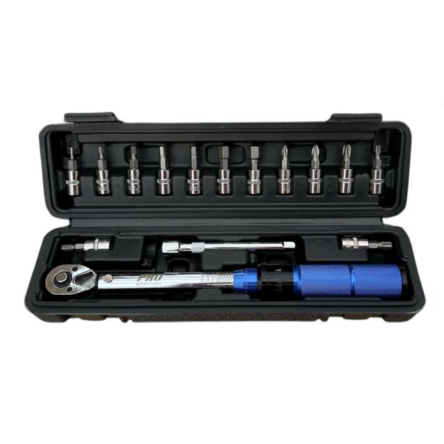 Clé Dynamométrique Vélo Kit 1/4" 2-24 Nm – Embouts Allen & Torx | Decathlon