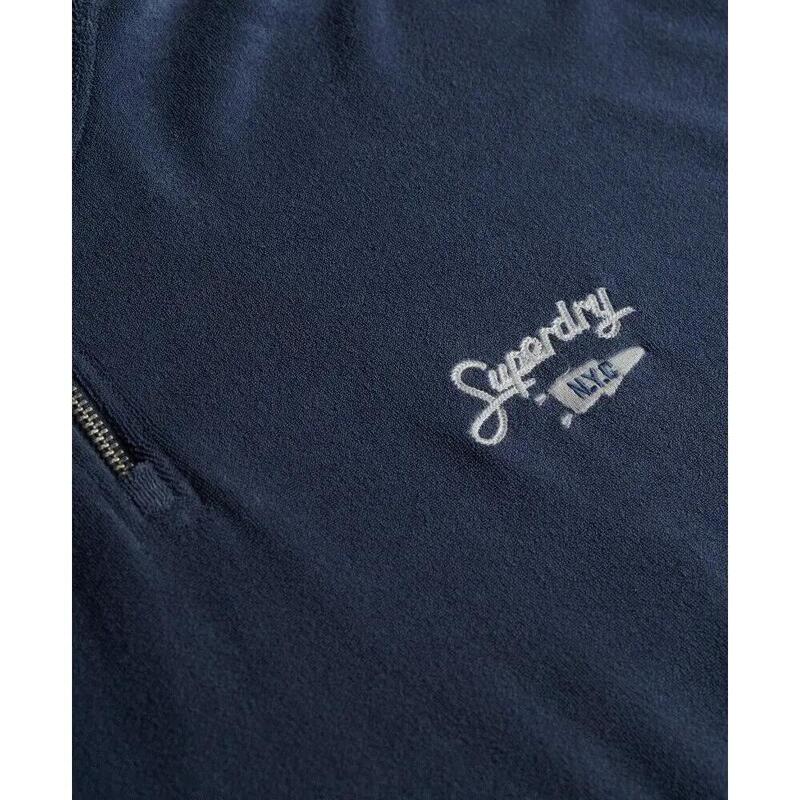 Női kerek nyakú, cipzáras pulóver Superdry Heritage SUPERDRY - Decathlon