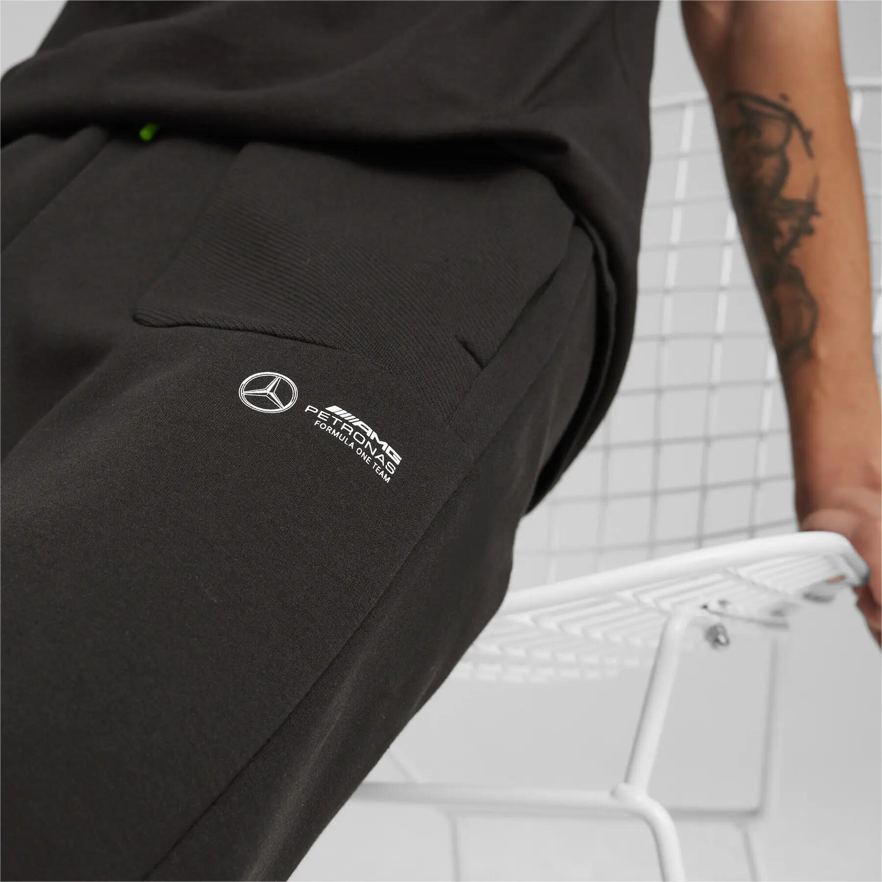 Pants Puma Mercedes AMG Petronas Motorsport, Black, Men - Decathlon