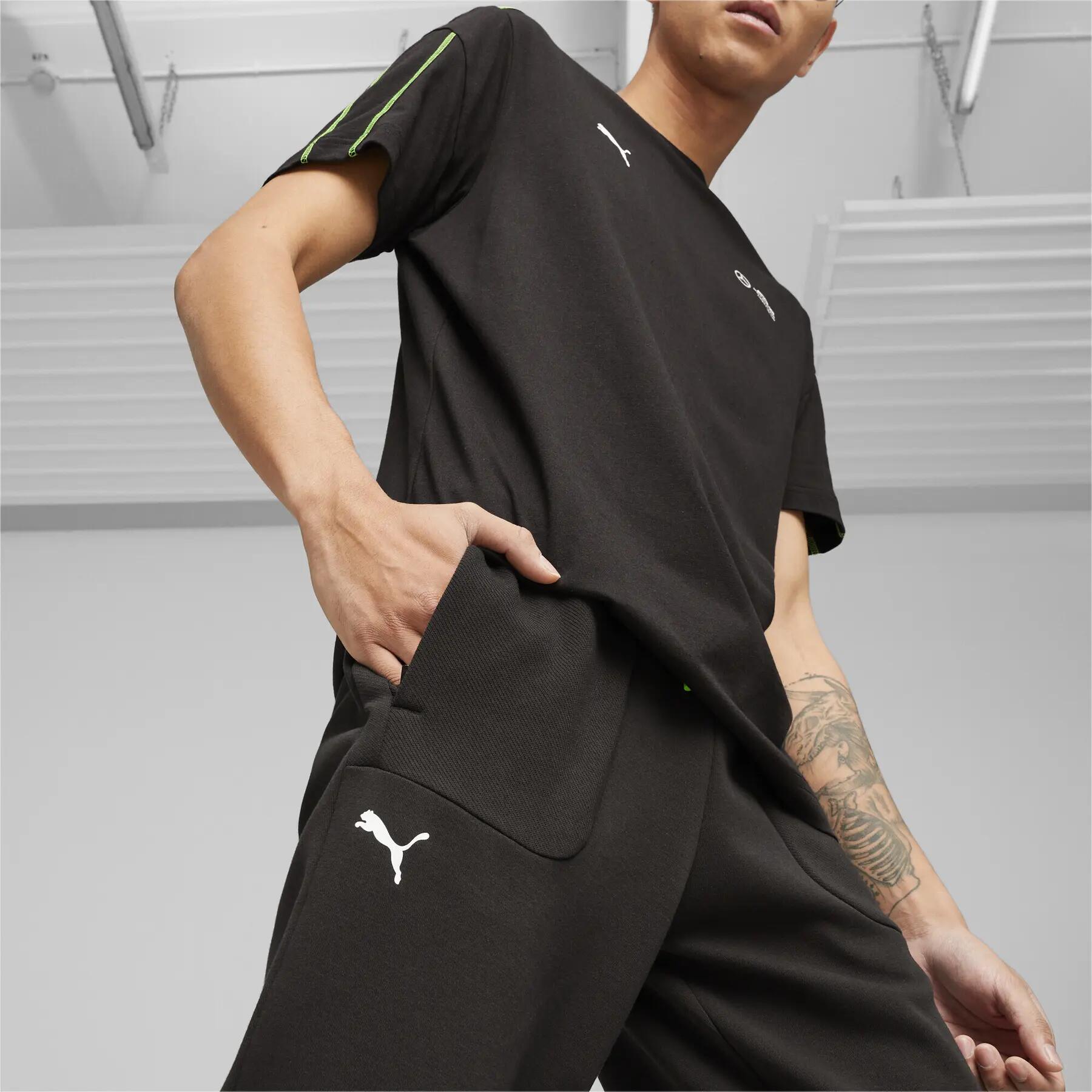 Pants Puma Mercedes AMG Petronas Motorsport, Black, Men - Decathlon