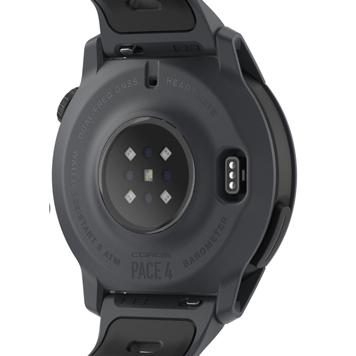 COROS PACE 4 GPS Sport Watch - Black Silicone