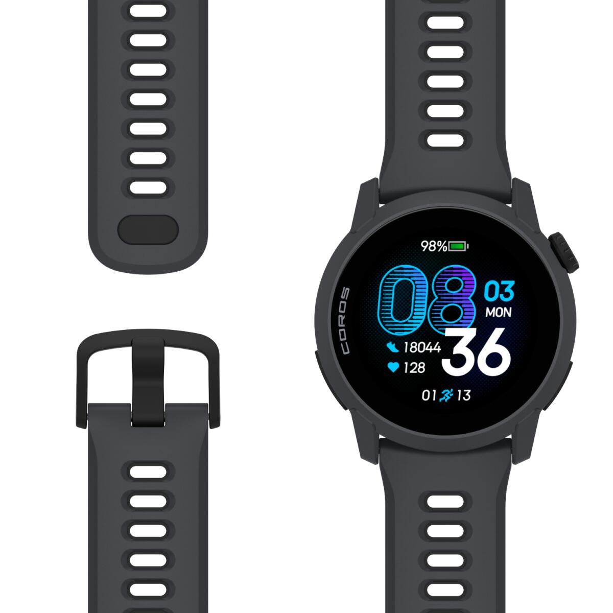 COROS PACE 4 GPS Sport Watch - Black Silicone