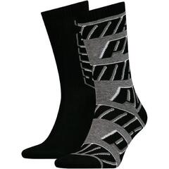 Zokni Puma Sock All Over Logo 2p fekete fekete 43-46 PUMA - Decathlon