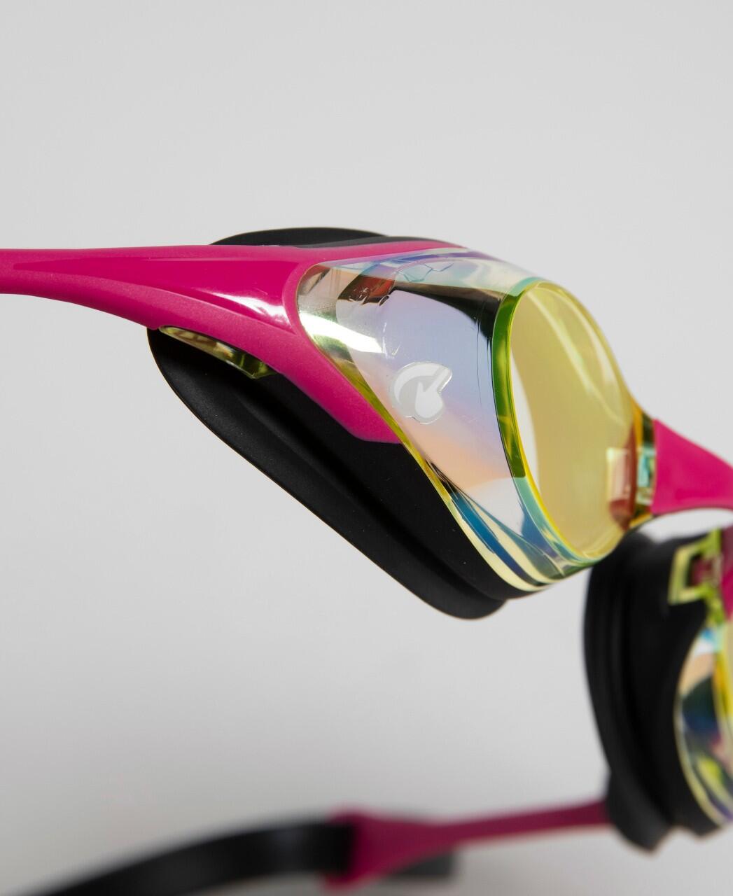 Arena Cobra Swipe Mirrored Goggle - Yellow/Copper/Pink ARENA | Decathlon