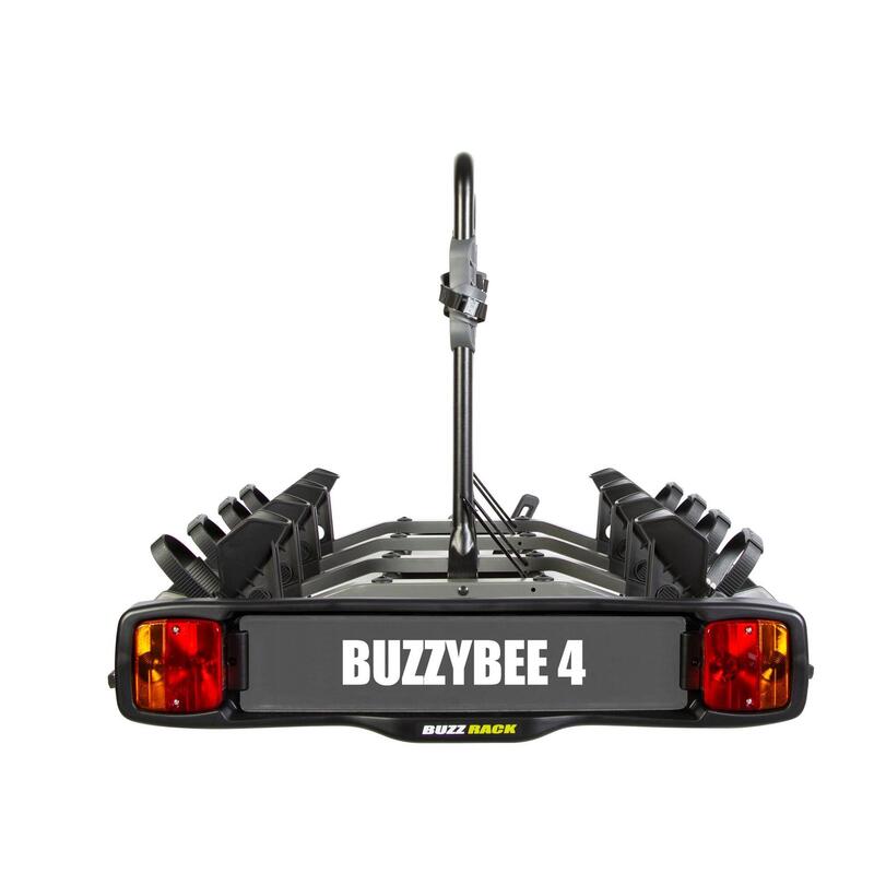 New Buzzy Bee 4 – Kerékpártartó vonóhorogra 4 kerékpárhoz BUZZRACK - Decathlon