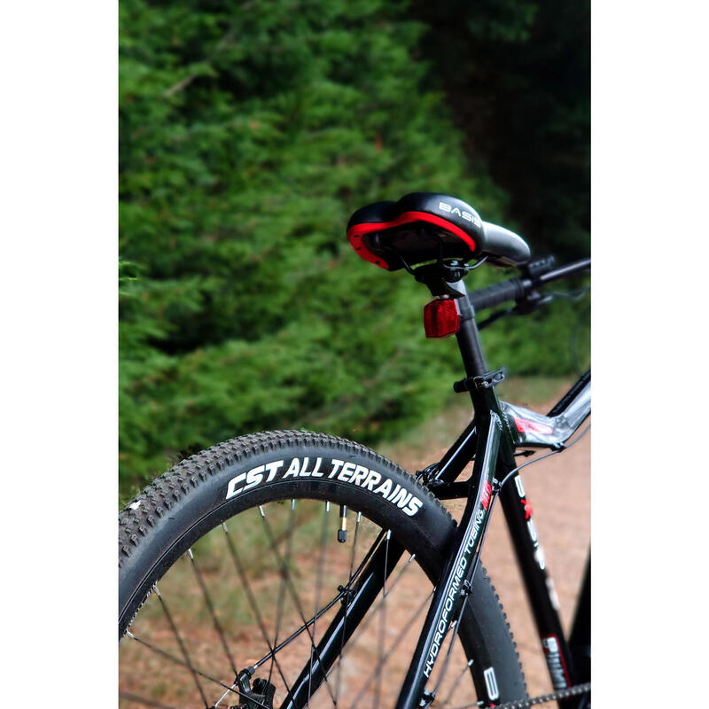 Basis Beacon Hardtail Electric Mountain bike, 14Ah - Black/Red BASIS ...