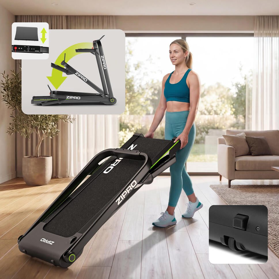 Bieżnia elektryczna do biegania Zipro Jogger Składana ZIPRO | Decathlon