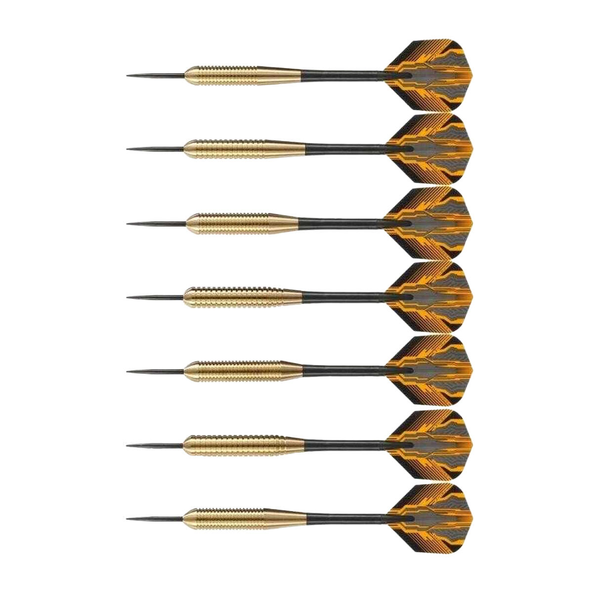 Club Brass Cube Steel Tip Darts (Black/Gold) | Decathlon