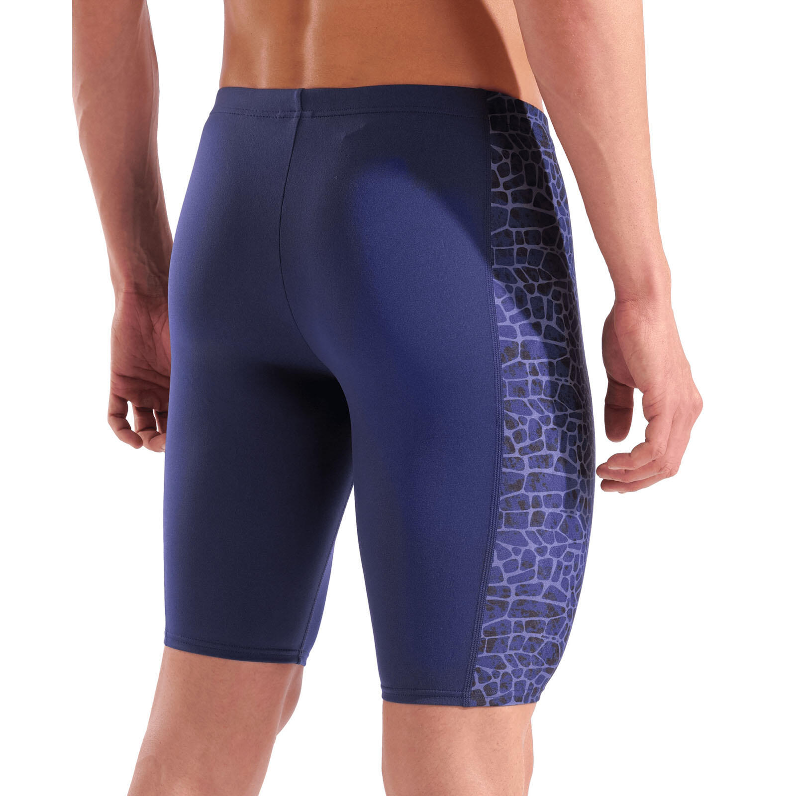 Arena Snakeskin Swim Jammer- Navy | Decathlon