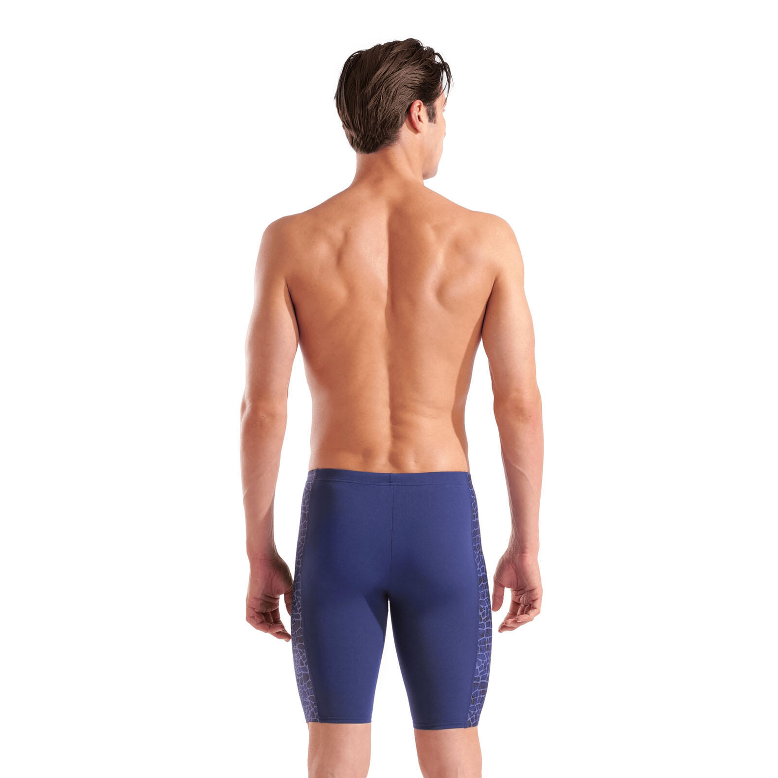 Arena Snakeskin Swim Jammer- Navy | Decathlon