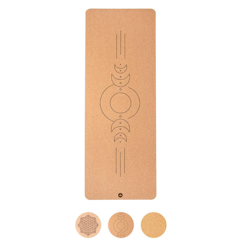 Bodhi parafa jógaszőnyeg 4mm - parafa életvirággal BODHI - Decathlon