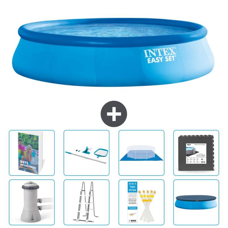 INTEX Basen Easy Set Okrągły - 457x107 cm - 9-częściowy S565 INTEX ...