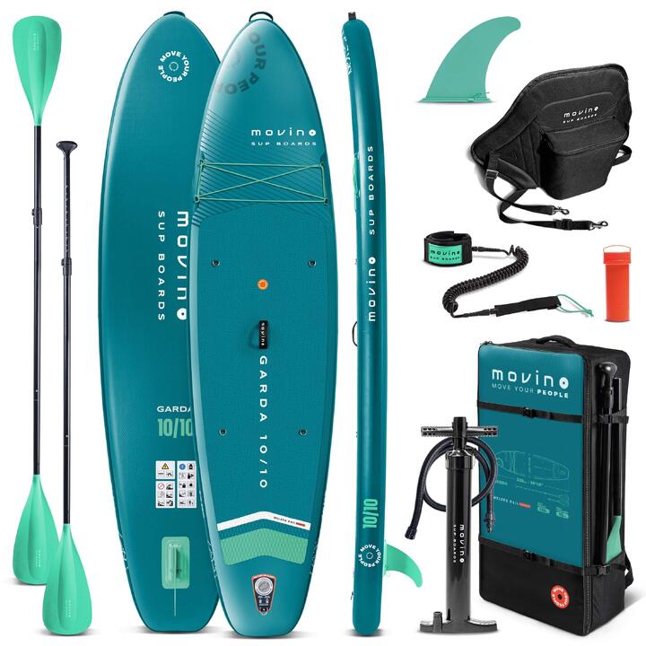 Zgrzewana deska SUP Garda TM 330cm - siedzisko kajakowe wiosło 2 w 1 ...