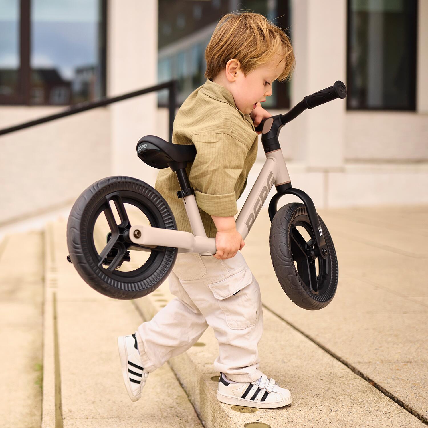 Loopfiets voor Kinderen, 2+ Jaar, 10 Inch, MOOV 10 Zand Beige | Decathlon
