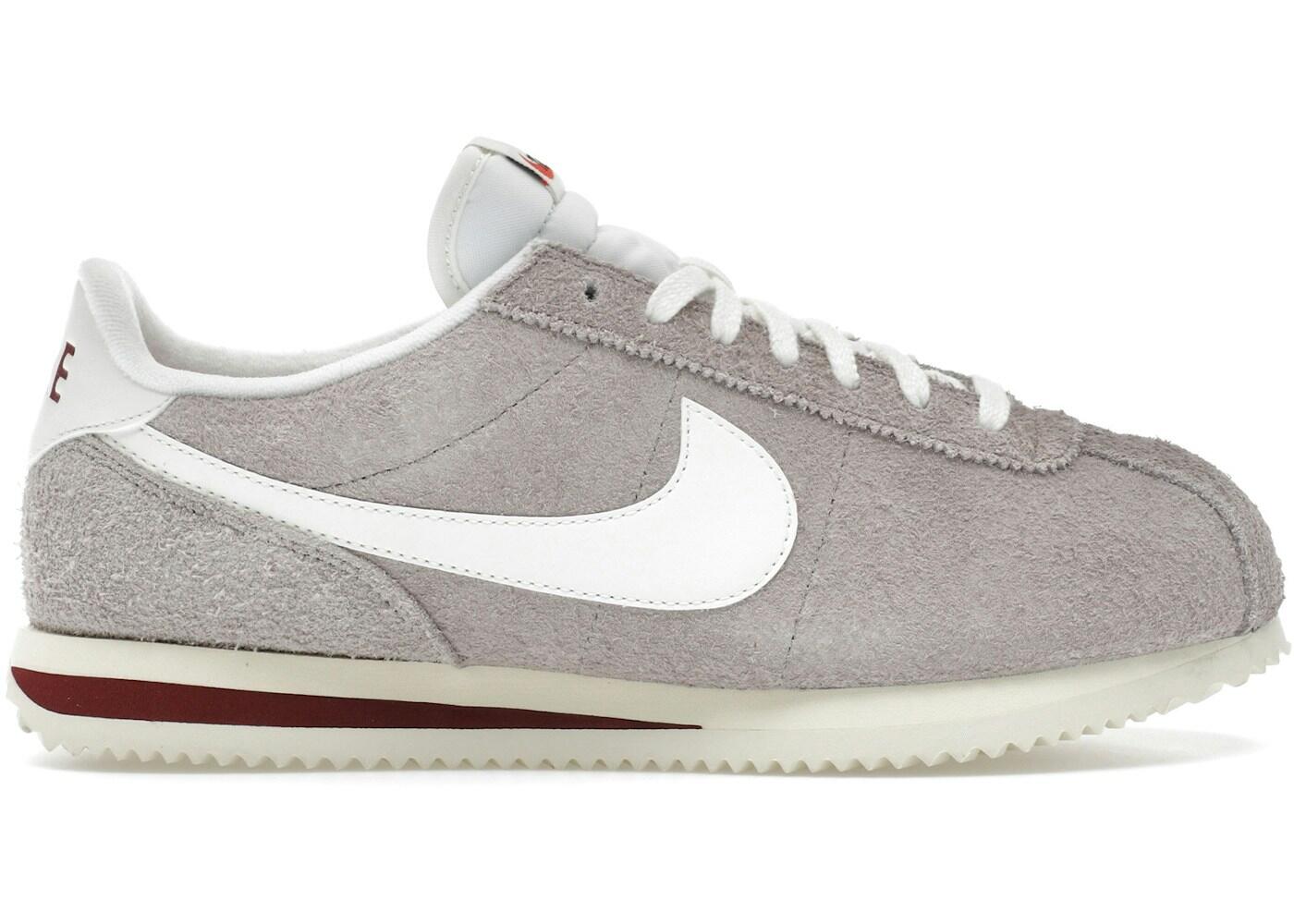 Nike Cortez SE Suede College Grey Dark Team Red Coconut Milk Sail ...