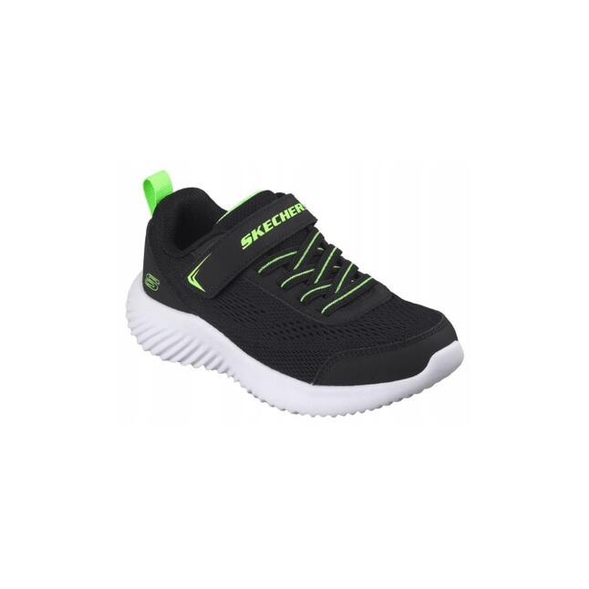 BUTY dziecięce SKECHERS 403905L-BLK sportowe siatka rzep na co dzień 32 ...