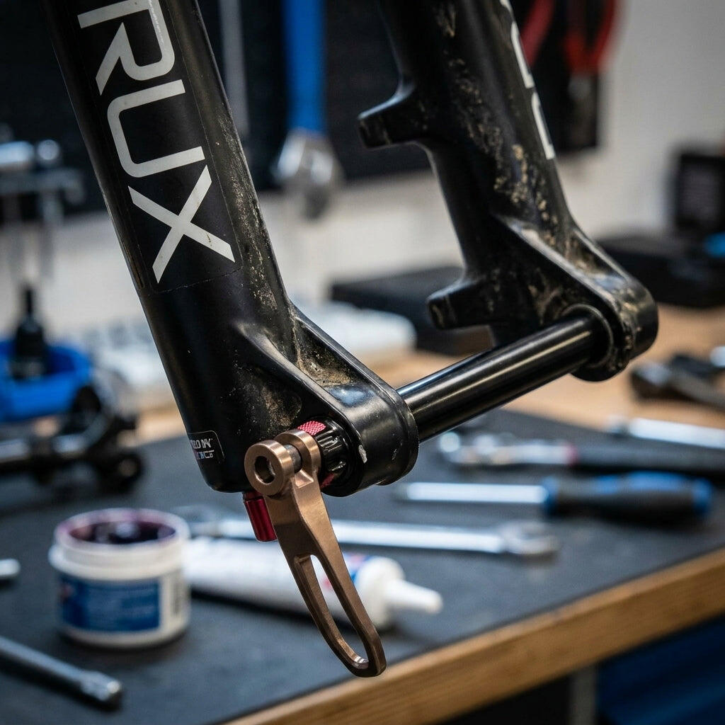 Axe complet Q-LOC SR Suntour pour QR 20 mm pour RUX QR-type | Decathlon