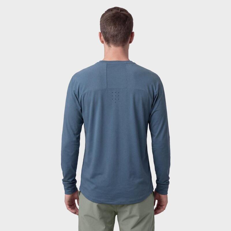 SIROKO - Tricou de drume ie cu mânecă lungă pentru bărbați Nahuel Blue ...