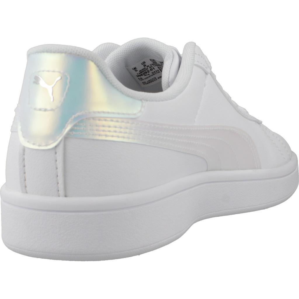 Baskets Puma Modèle Smash 3.0 Holo 2.0 Jr Couleur Blanc PUMA | Decathlon