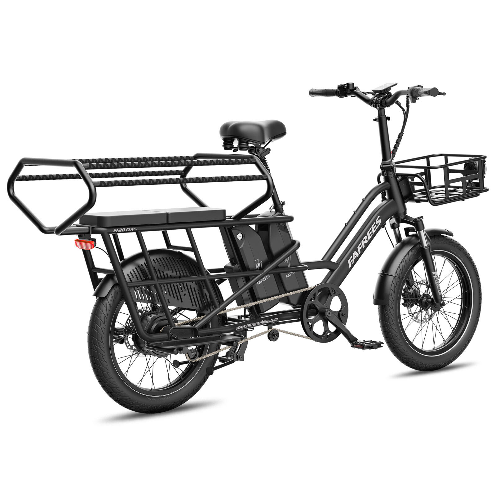 Vélo cargo électrique FAFREES FF20 CUV, double batterie 15 Ah FAFREES ...