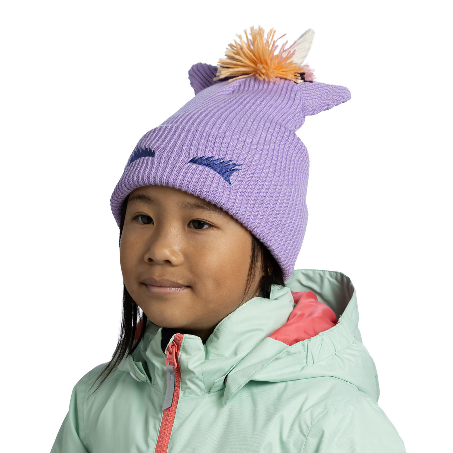 Czapka dziecięca BUFF KNITTED BEANIE FUN UNICORN GRAPE ICE BUFF | Decathlon
