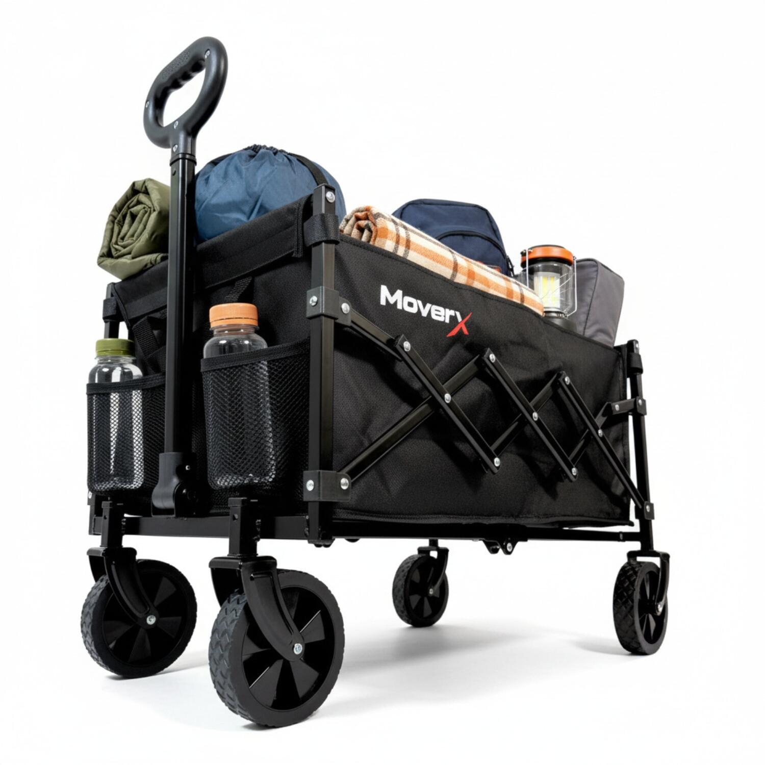 70L / 100kg Folding Camping Trolley Festival Wagon | Decathlon