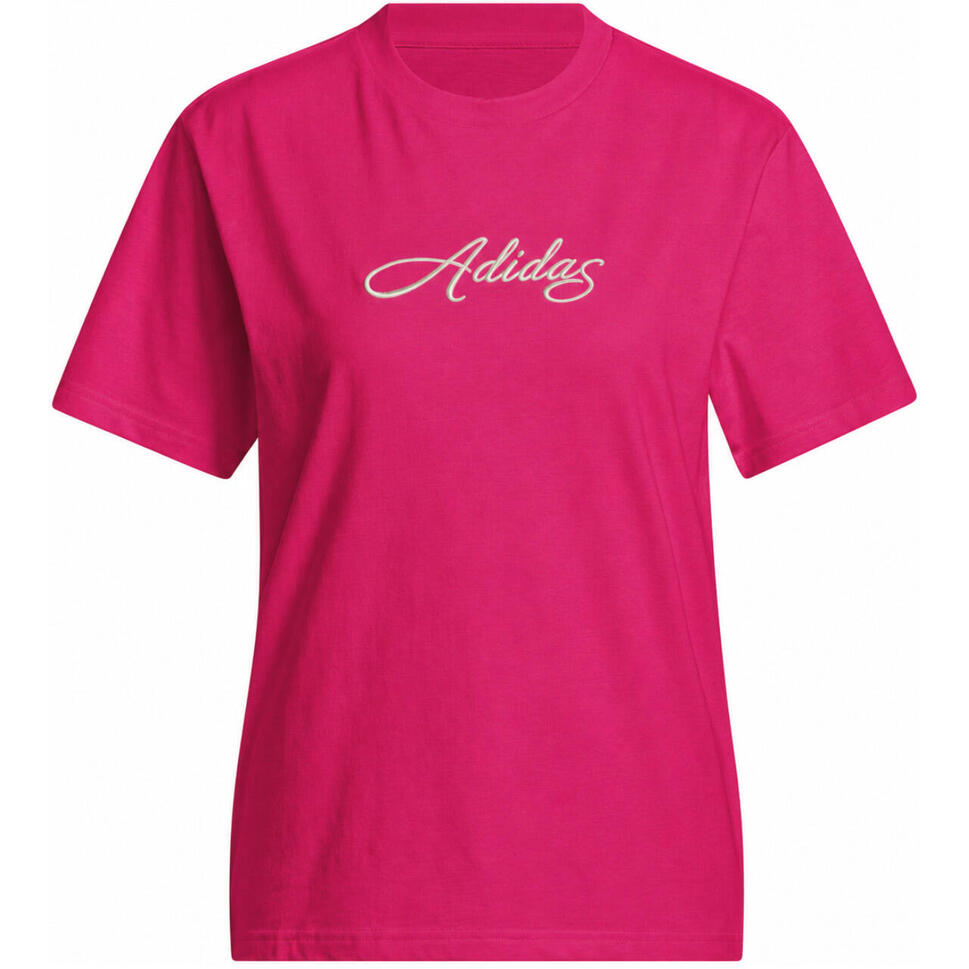 T-shirt Adidas pour femme en 100% coton, coupe regular, manches courtes ...