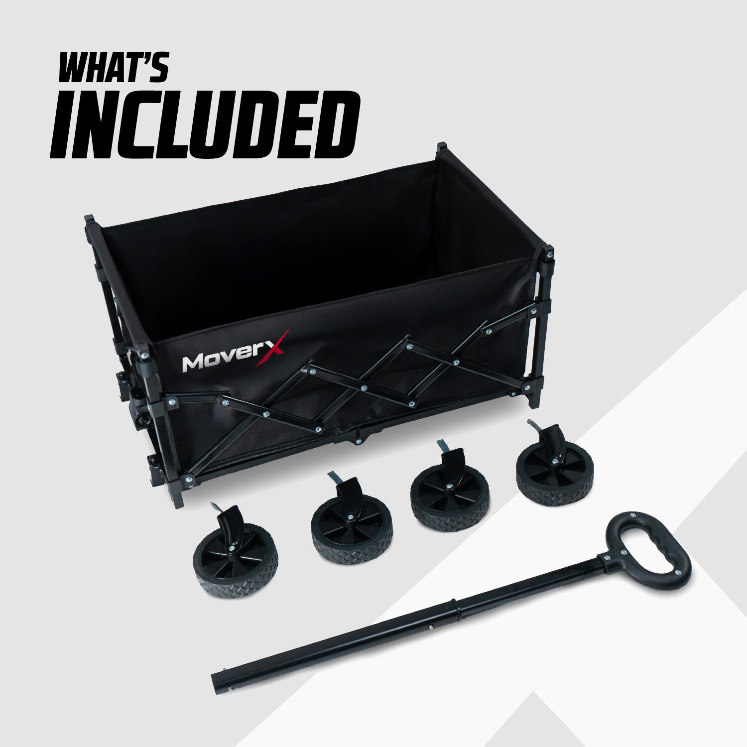 70L / 100kg Folding Camping Trolley Festival Wagon | Decathlon