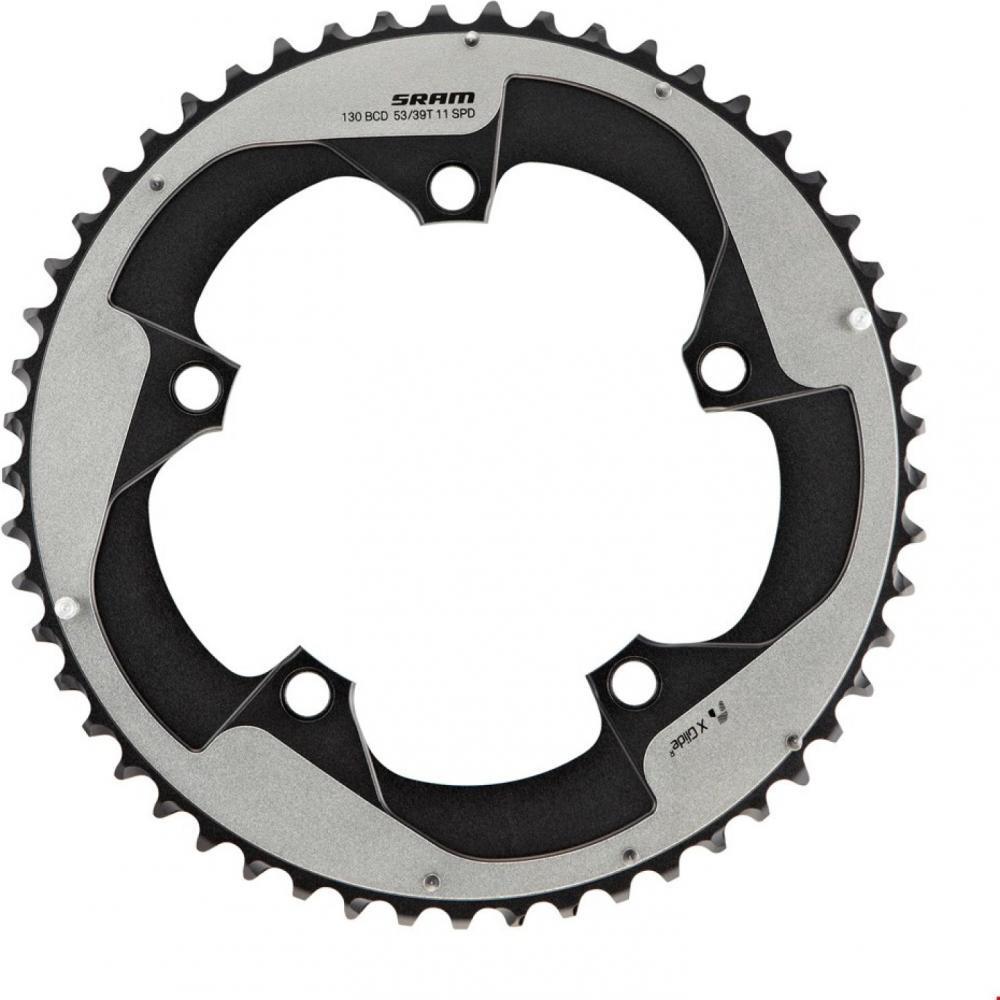 SRAM X-Glide chainring set 50-34 110BCD 7075-T6 aluminium | Decathlon