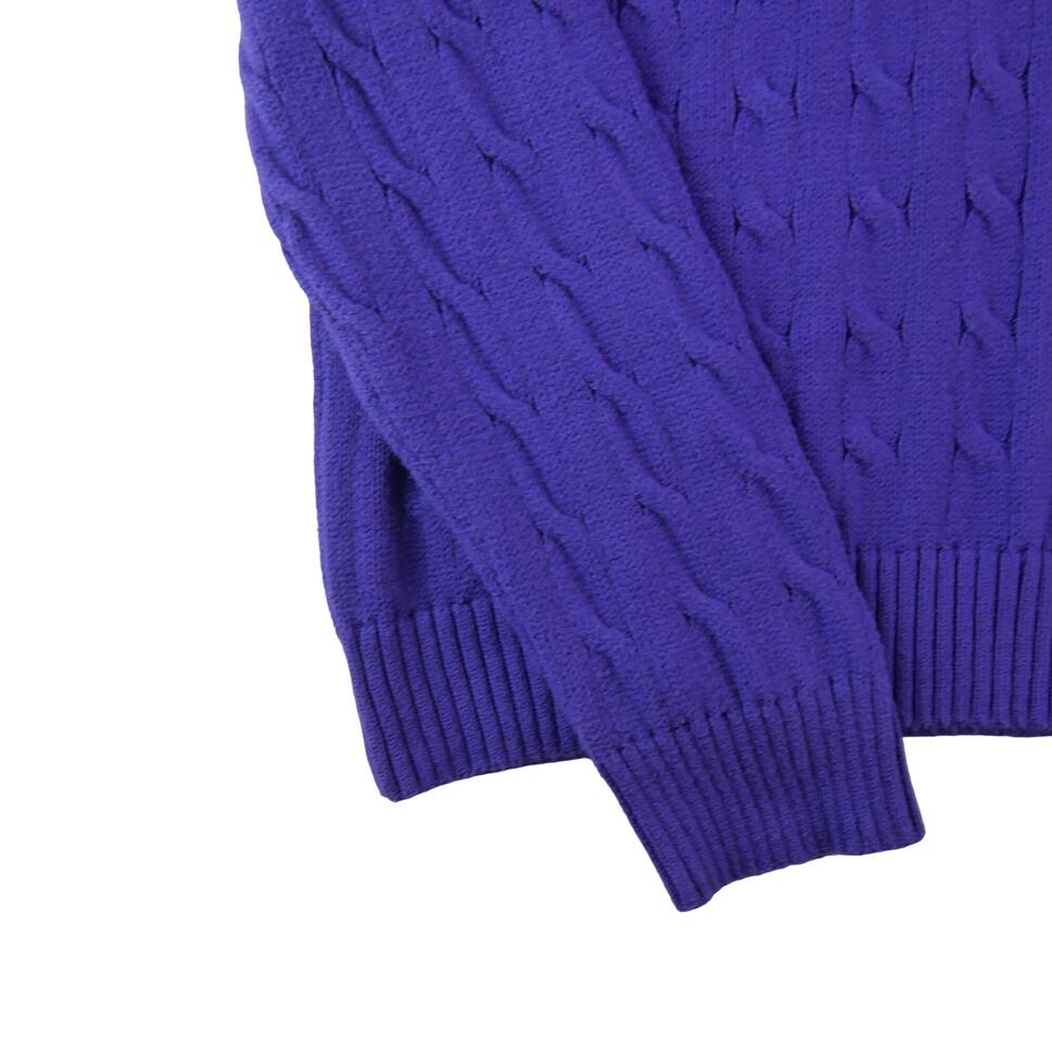 Seconde vie - Pull Homme Cable Knit Torsadée Violet - Excellent | Decathlon