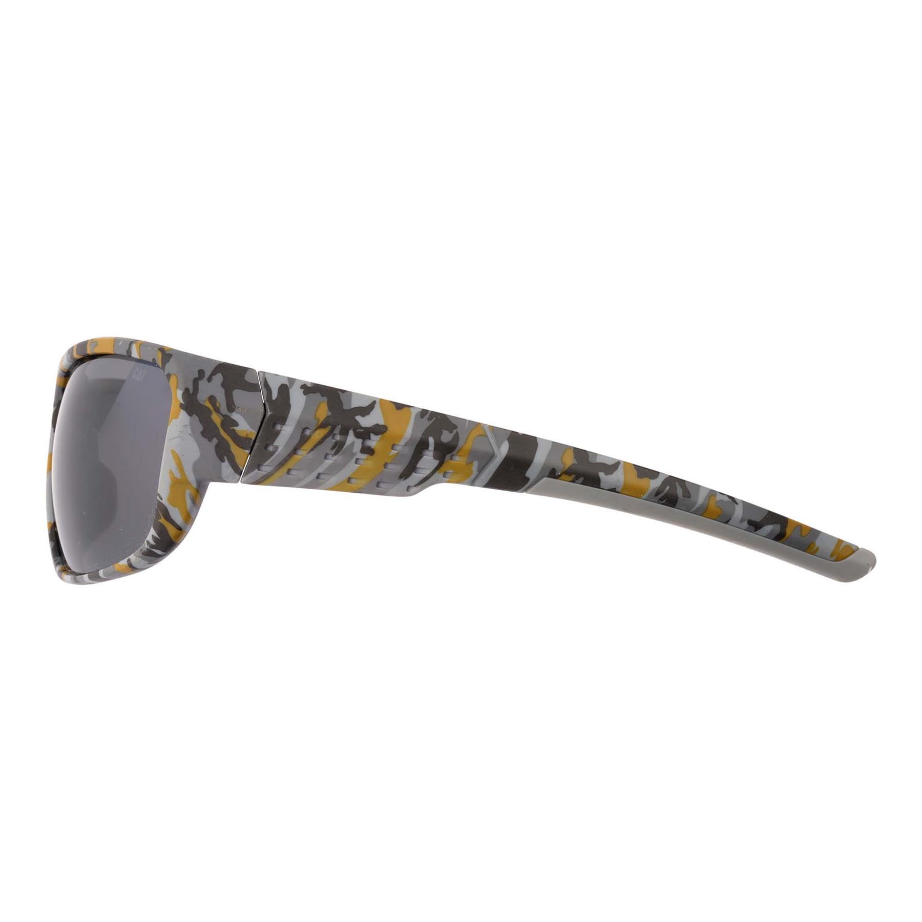 Caterpillar Wrap Mens Yellow Camouflage Grey Polarized CTS-8026 | Decathlon