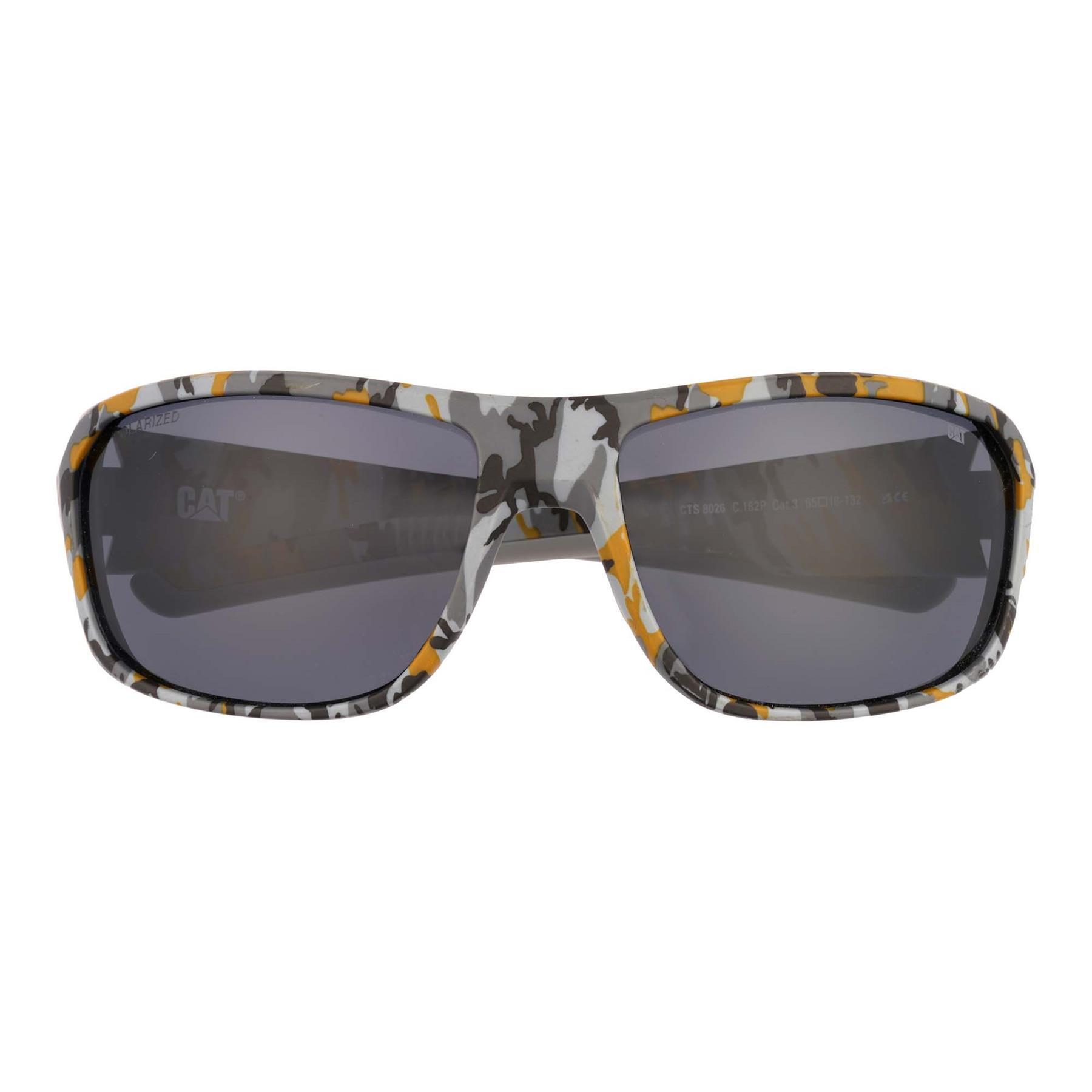 Caterpillar Wrap Mens Yellow Camouflage Grey Polarized CTS-8026 | Decathlon
