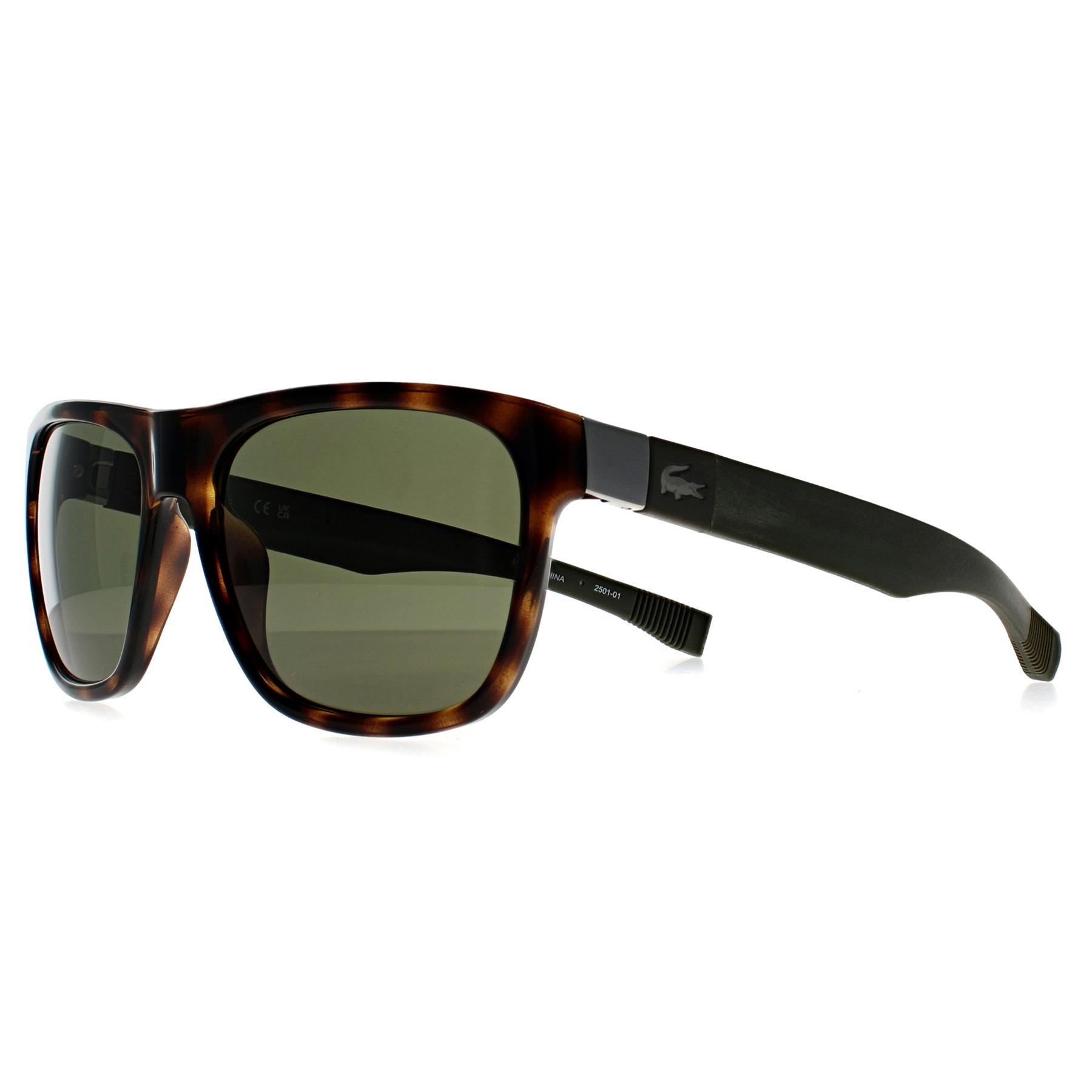 Lacoste Rectangle Unisex Dark Havana Green L664S | Decathlon