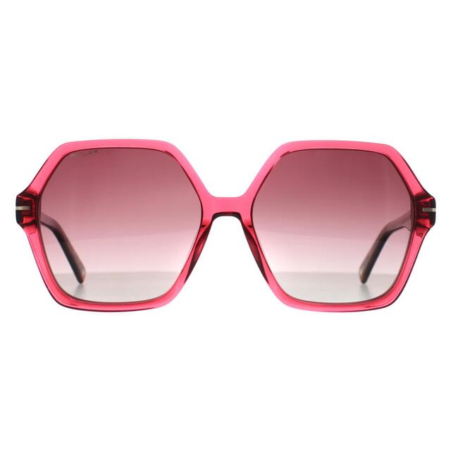 Polar Square Womens Transparent Pink Pink Gradient Polarized Gold 135 ...