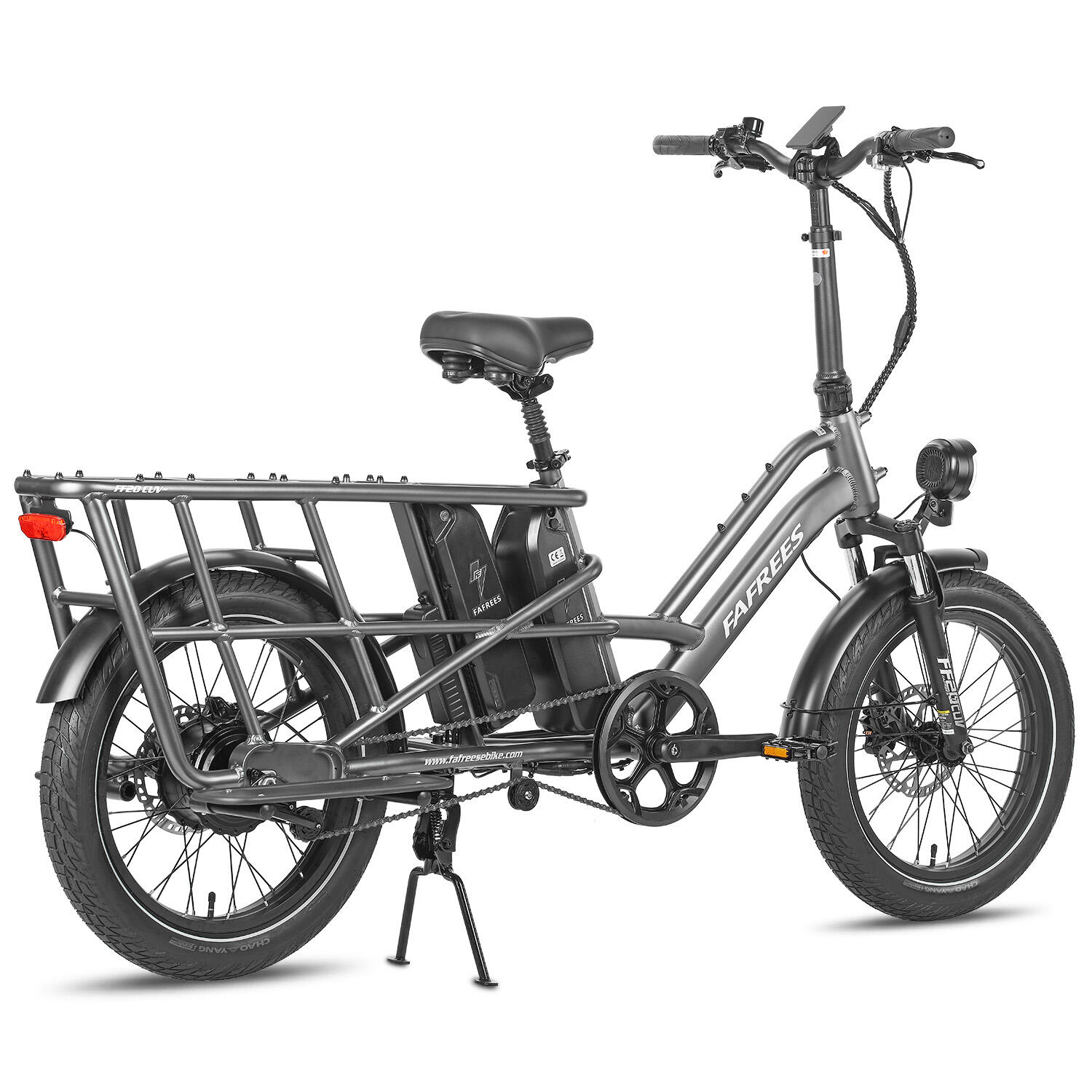 Vélo cargo électrique Fafrees FF20 CUV, 2 batteries 12 Ah, avec siège ...
