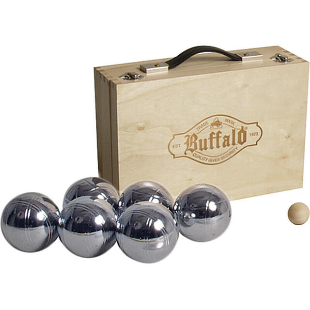 Buffalo Jeu de Boules set metaal (6st.) in houten doos | Decathlon