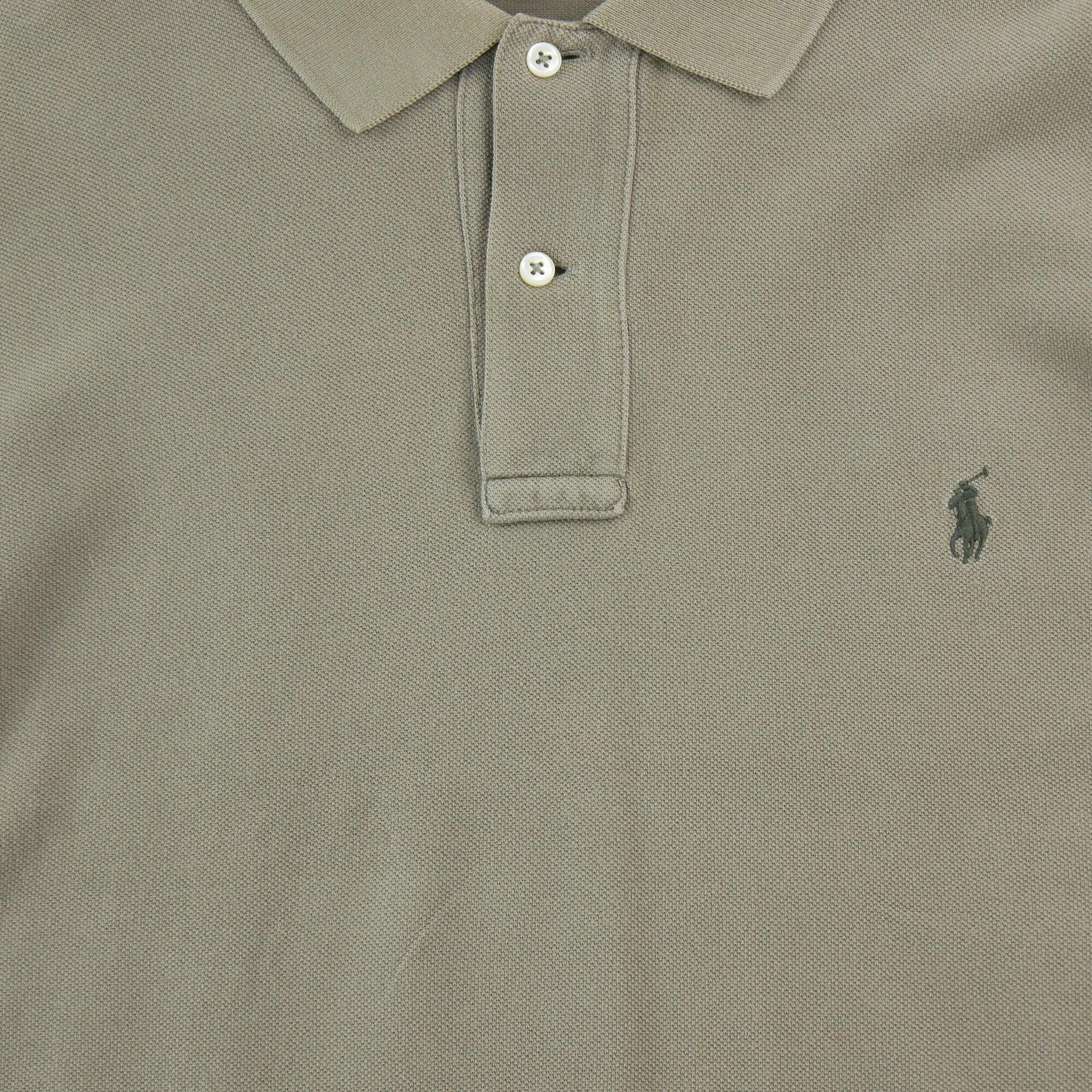 Seconde vie - Polo manches longues Homme Beige - Bon état RALPH LAUREN ...