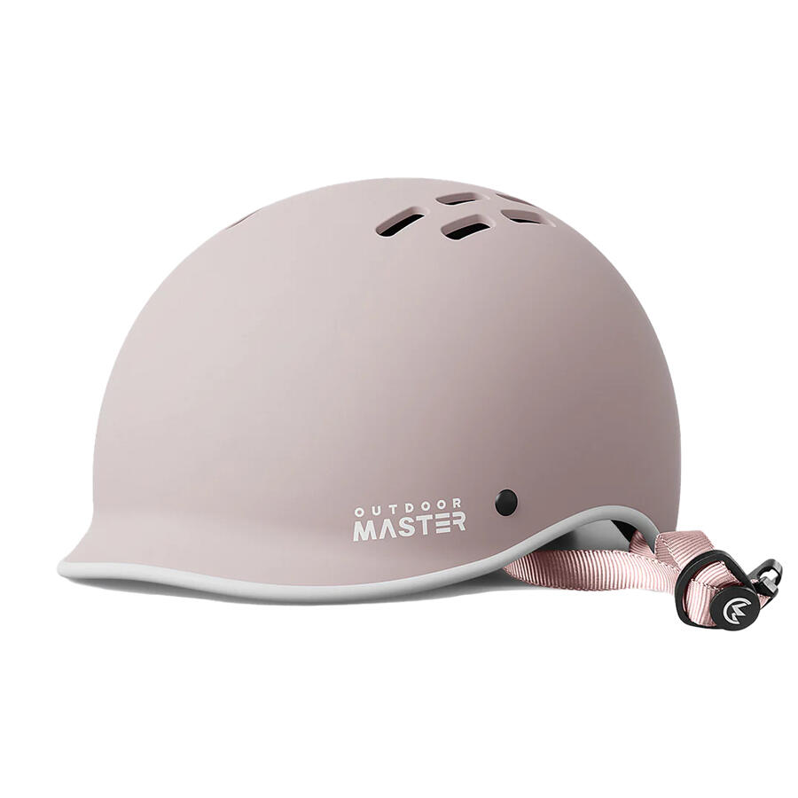 Outdoor Master GOAT Skate Helmet - Light Pink/White | Decathlon