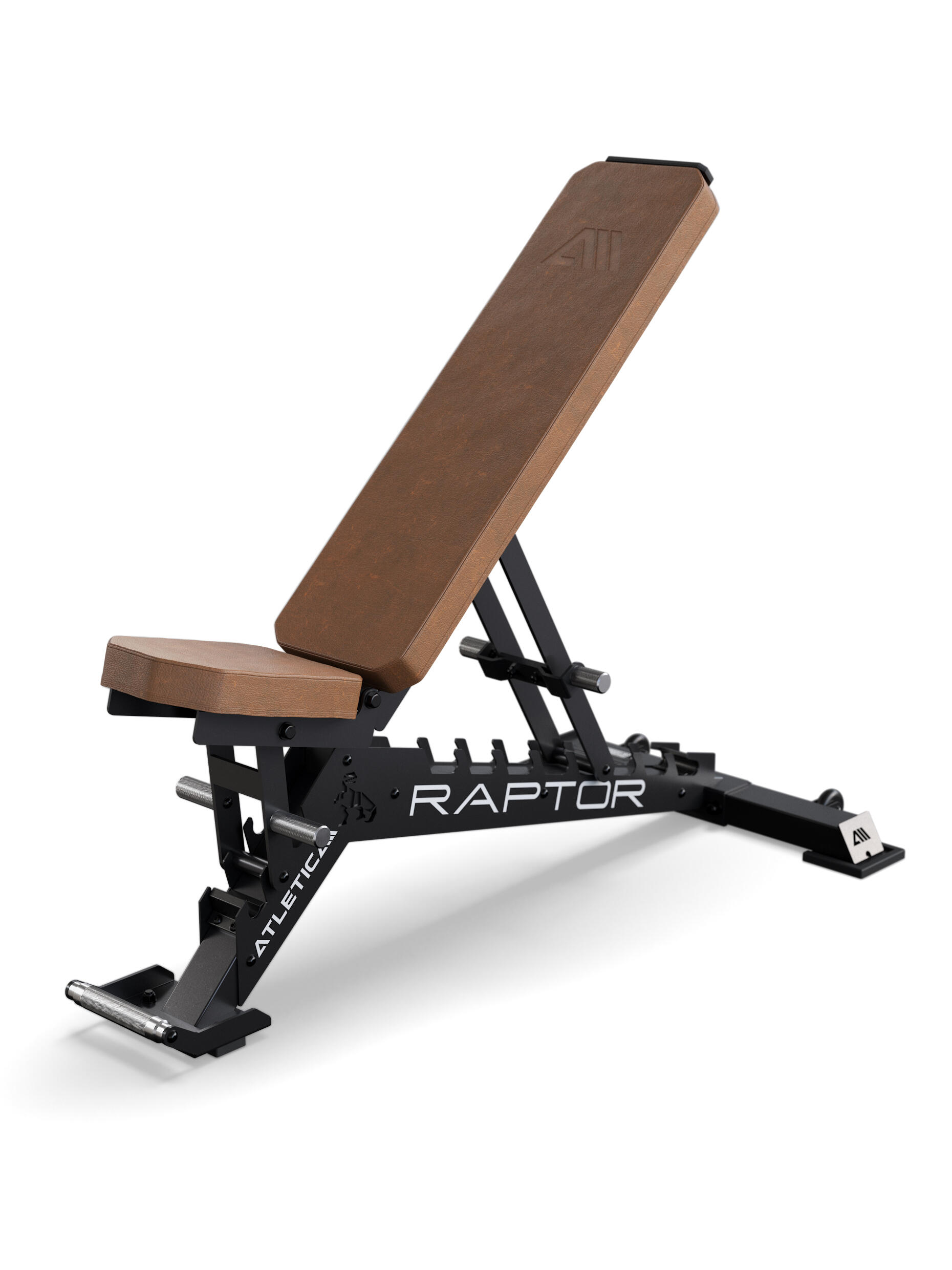 Raptor Max | PU | Leder Braun | Zahnplatte Schwarz | Decathlon