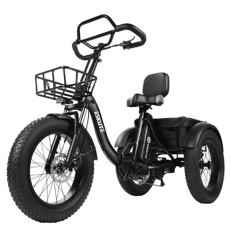 T302 Pro elektromos tricikli 20", 250W motor, 48V 20,8Ah akku, 7 ...
