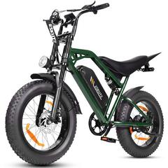 V202 elektromos kerékpár 20" vastag gumi 250W motor 48V 20,8Ah akku 7 ...