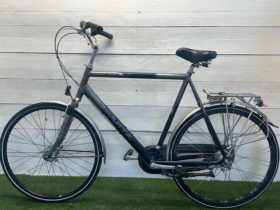 Sparta stadsfiets blauw, 7 versnellingen, 28" | Decathlon