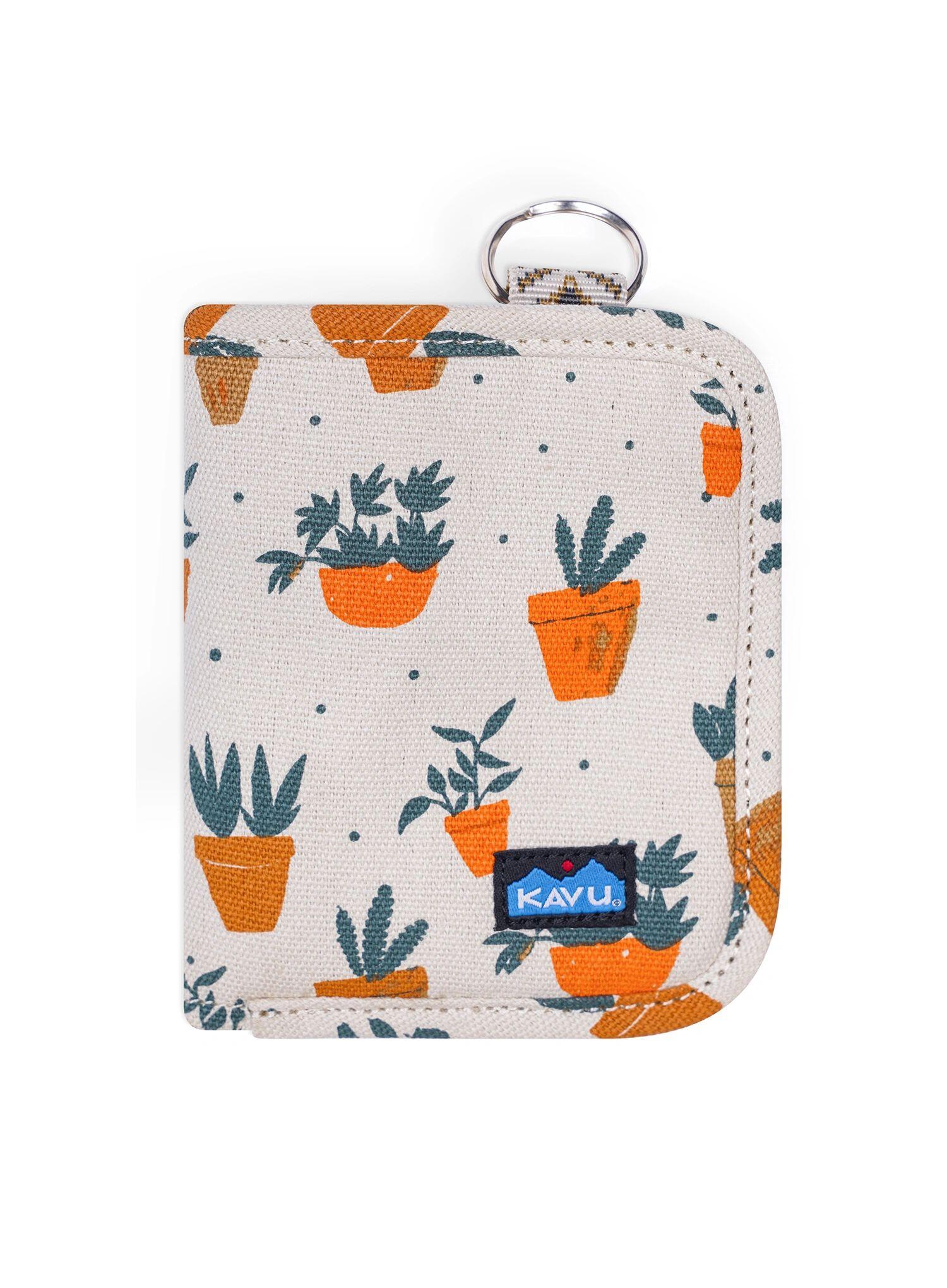 Portfel Kavu Zippy Wallet - potted plants KAVU | Decathlon