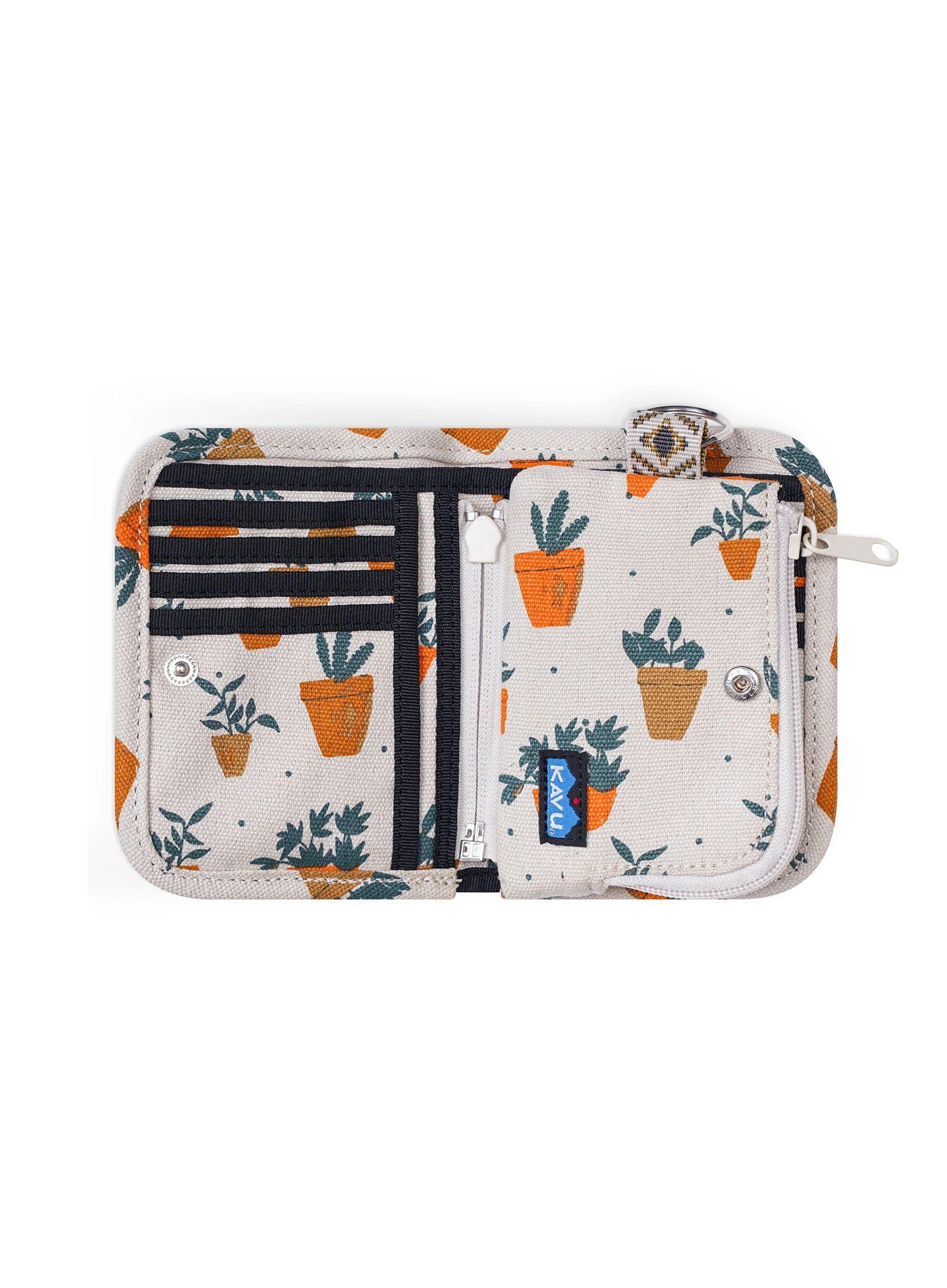 Portfel Kavu Zippy Wallet - potted plants KAVU | Decathlon
