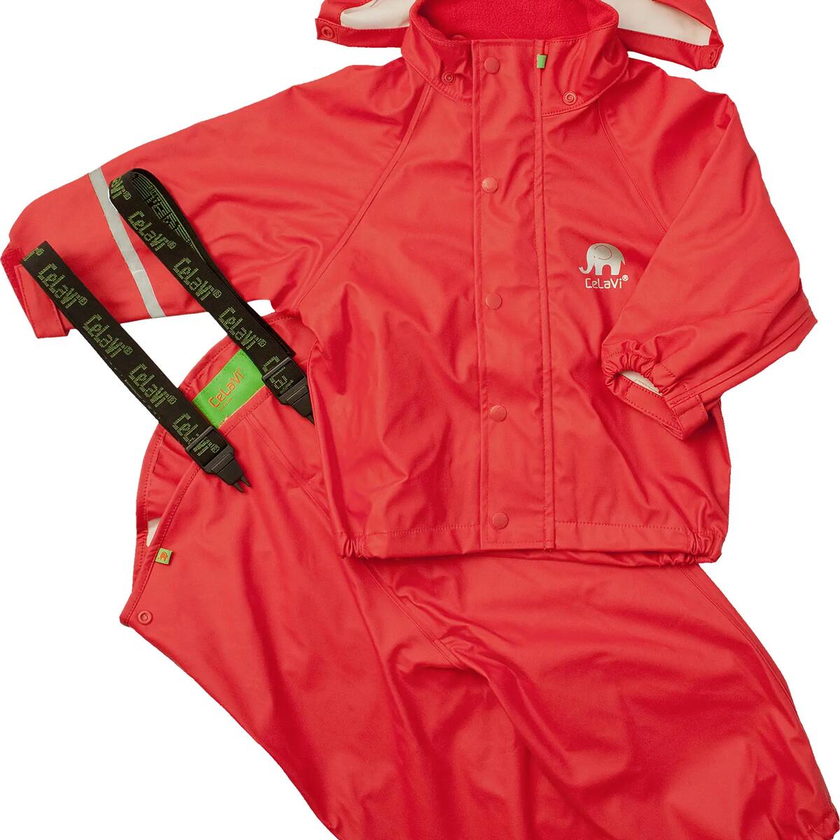CELAVI clothing Children's rain suit red - Decathlon