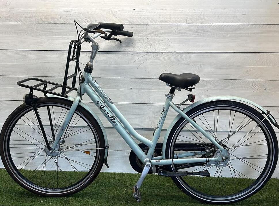 Gazelle transport stadsfiets, 47 cm, groen | Decathlon