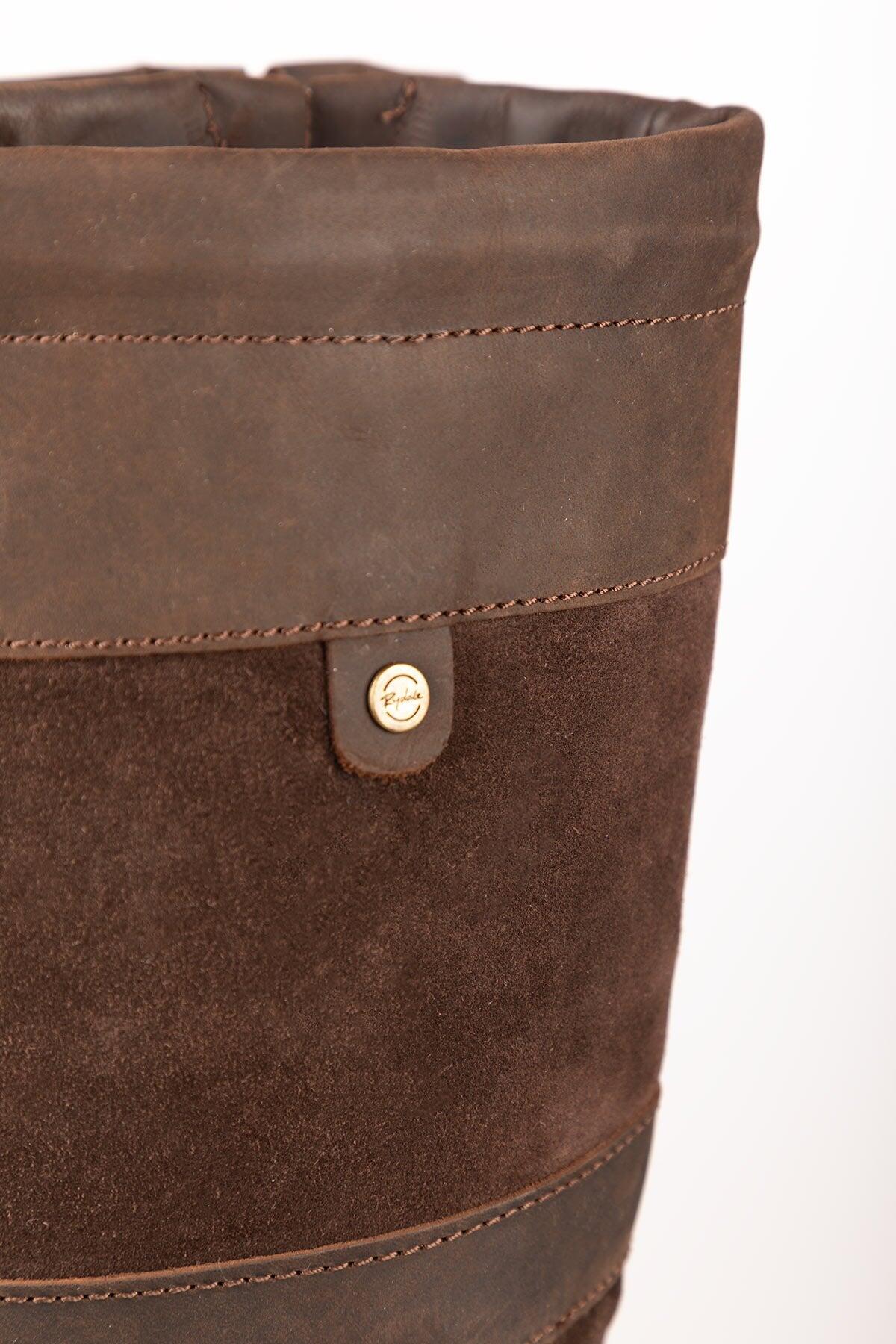 Tullymore Womens Tall Leather Country Boots - Slim Fit | Decathlon