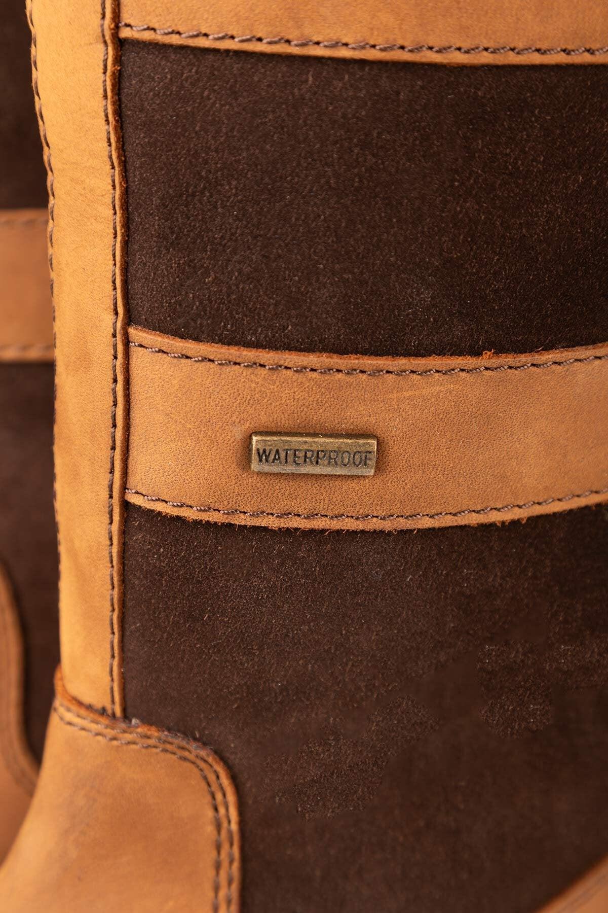 Tullymore Womens Tall Leather Country Boots - Slim Fit | Decathlon