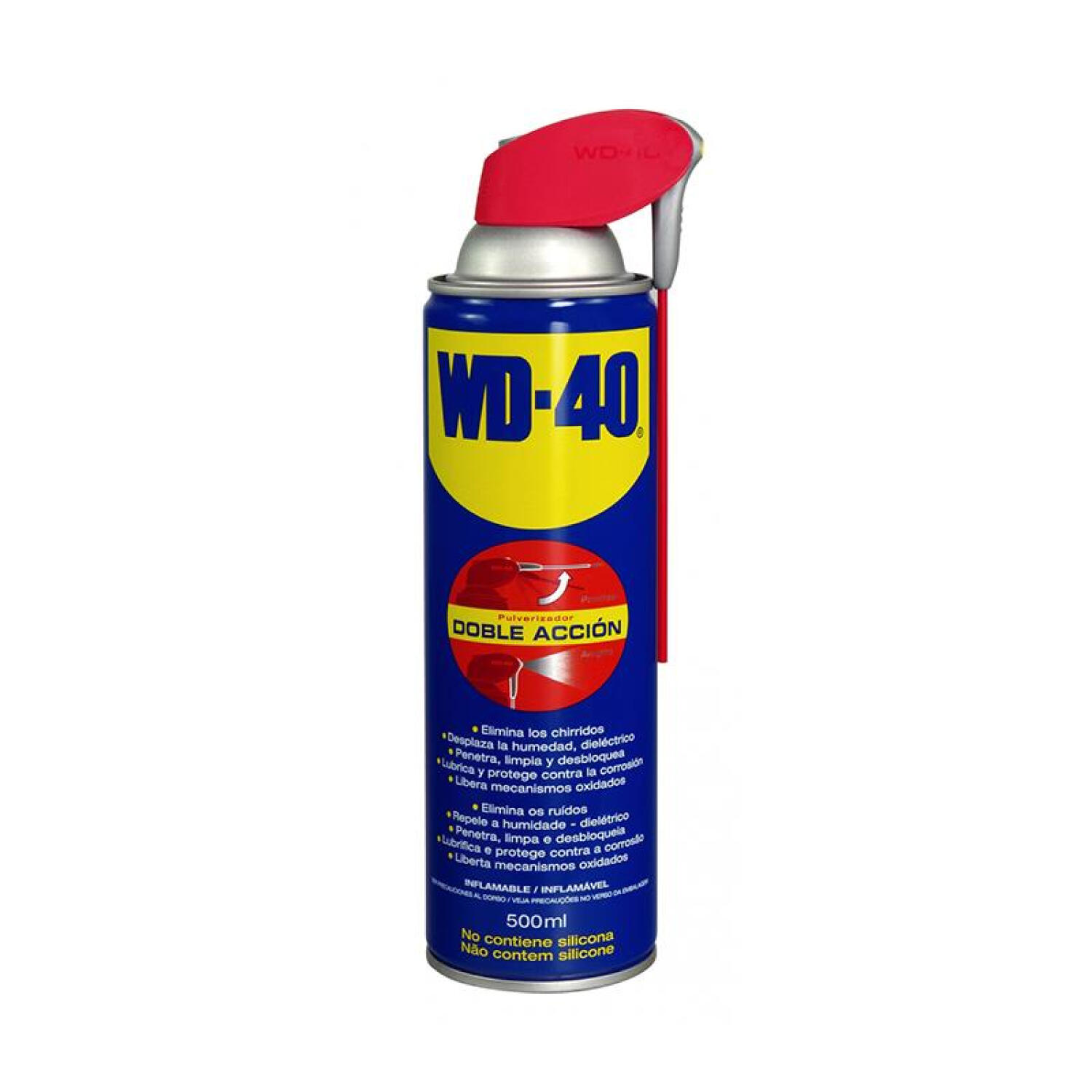 WD-40 Multi-Use Spray 500 ml - Lubricates, Cleans & Protects - Decathlon